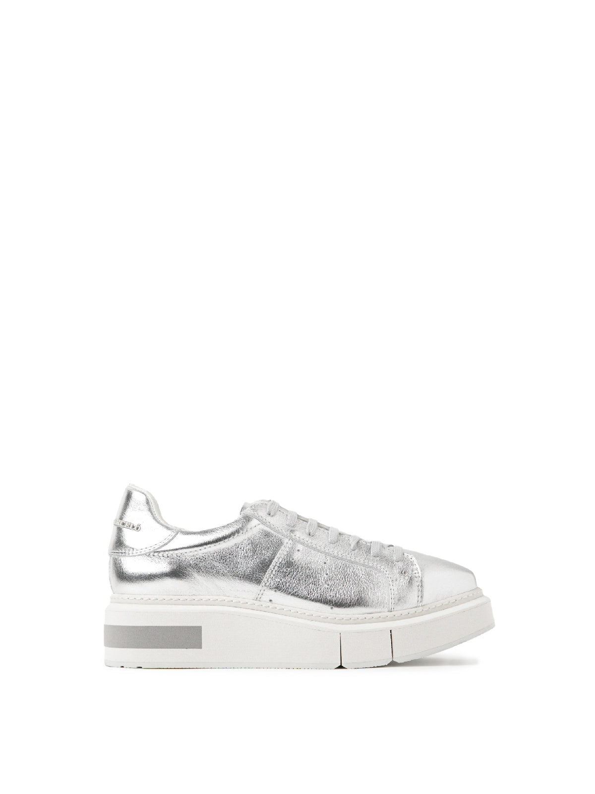 Agen | metallic leather silver | Paloma Barceló